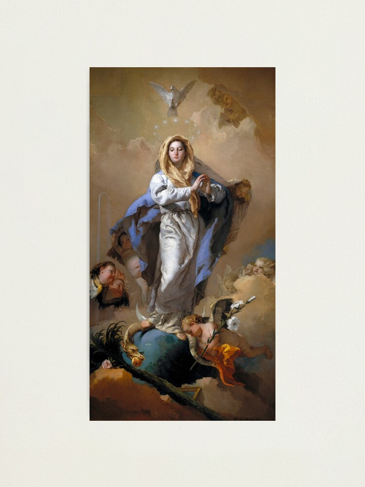 "The Immaculate Conception by Giovanni Battista Tiepolo" Photographic Print by koo17leon | Redbubble