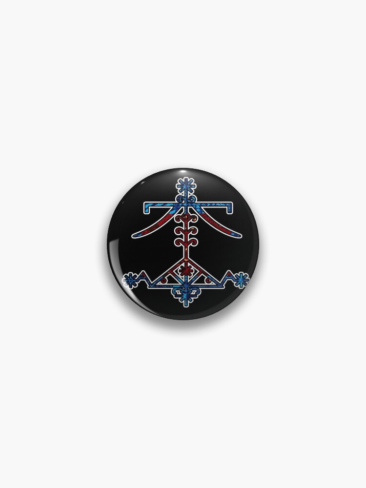 "Ogou Feray Veve Sigil" Pin for Sale by artbyomega | Redbubble