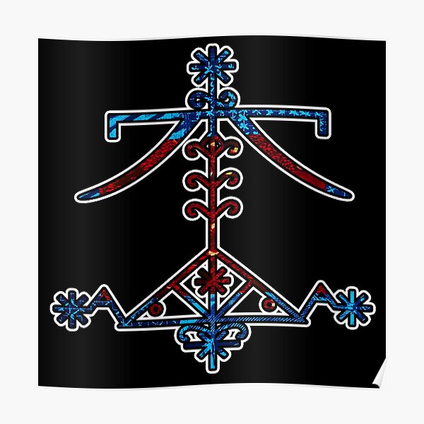"Ogou Feray Veve Sigil" Poster by artbyomega | Redbubble