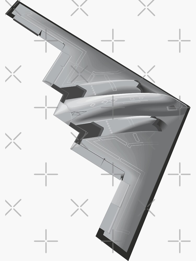 "B-2 Spirit" Sticker by Judge-Hatchet | Redbubble