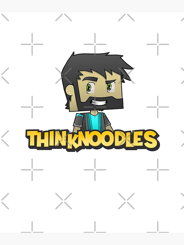 "THINKNOODLES GAMING LOGO " Canvas Print for Sale by kidneyedvapor ...
