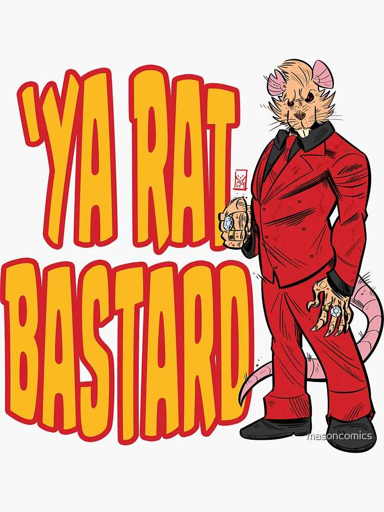 Rat Bastard Logo Profile For Rat Bastards Car Club TM.