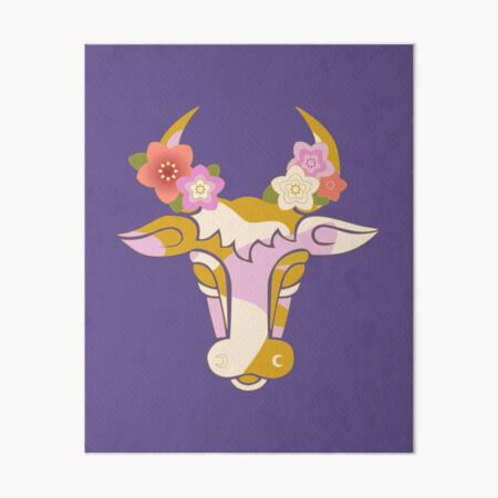 "Purple cow " Art Board Print for Sale by CAview | Redbubble