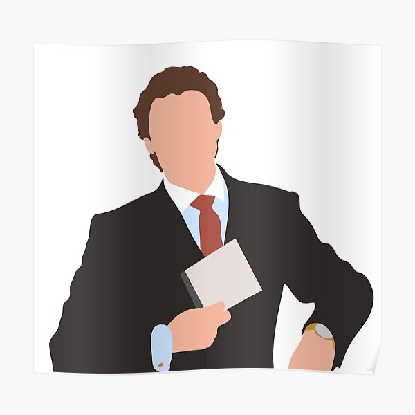 "Minimalist Patrick Bateman from American Psycho" Poster for Sale by ...