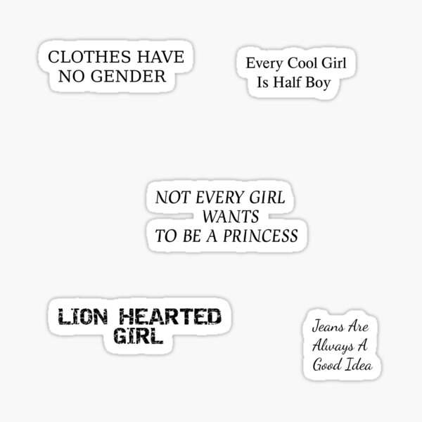 "The Tomboy Aesthetic" Sticker by TaesStudios | Redbubble