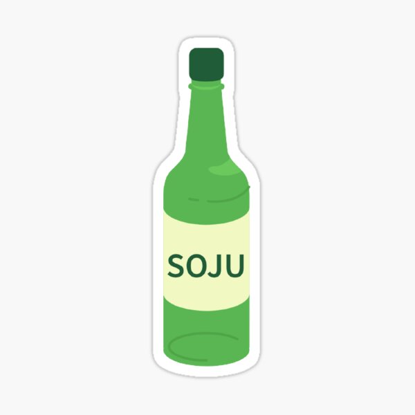 "Cute Soju Sticker " Sticker by PositiveStudio | Redbubble