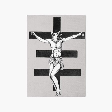 "Psychic TV cross design" Art Board Print for Sale by NovayaMuzyka ...