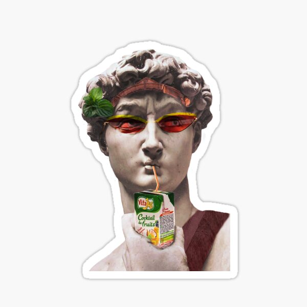 "Statue of David with sunglasses" Sticker by osbouu | Redbubble