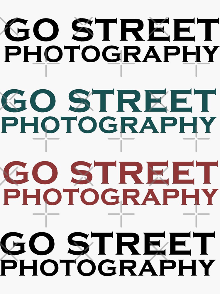 "Go street photography" Sticker for Sale by arthatbeat | Redbubble