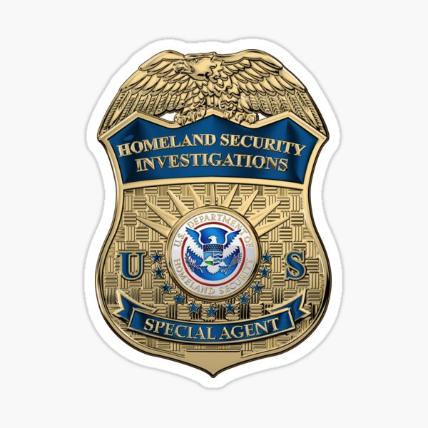 "Homeland Security Investigations - HSI Special Agent New Badge over ...