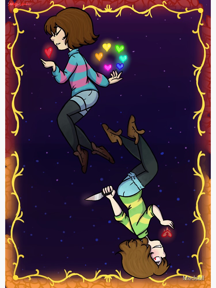 "Undertale Card" Sticker by Medsall | Redbubble