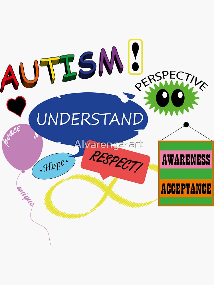 "Stickers autism" Sticker for Sale by Alvarenga-art | Redbubble