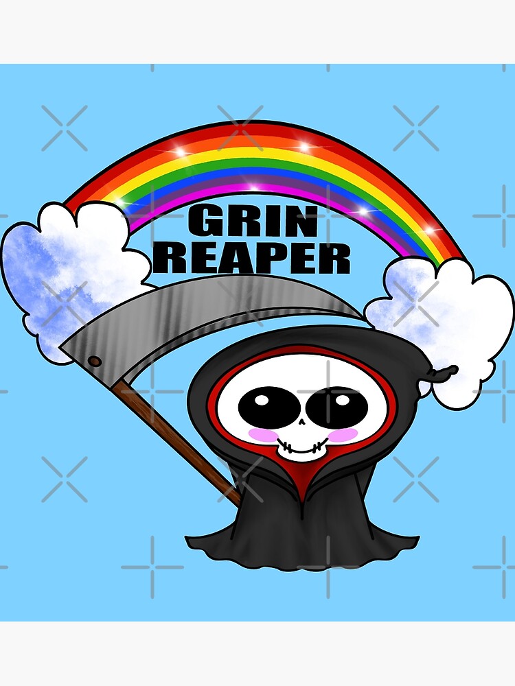"Grin Reaper " Poster by Shoryotombo | Redbubble