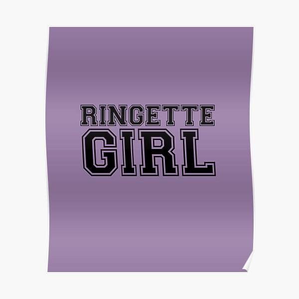 "Ringette Girl - Cooler Than Ice" Poster by WonderWear | Redbubble