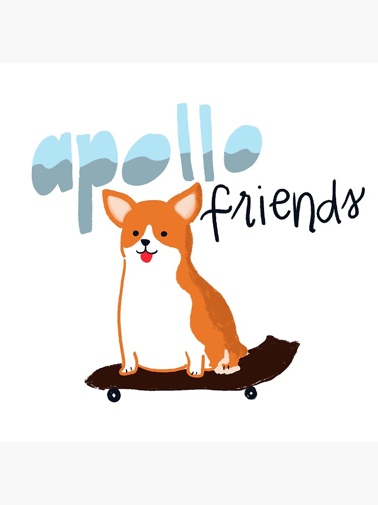 "Apollo Friends Logo" Sticker for Sale by pmchang97 | Redbubble