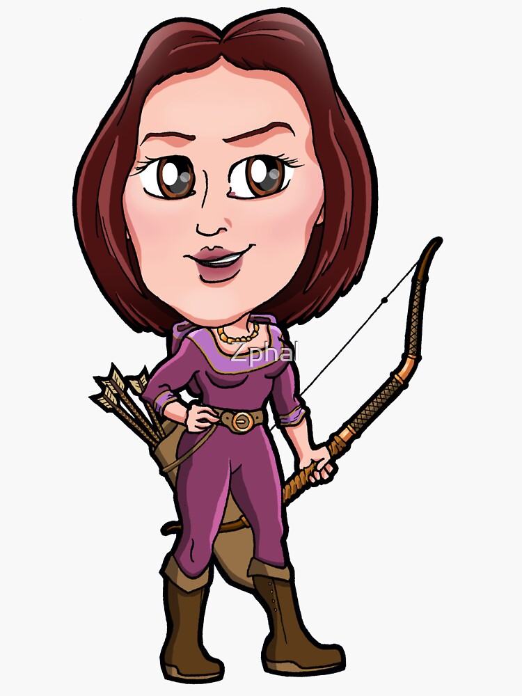 "Baldur's Gate - Imoen the Thief" Sticker by Zphal | Redbubble