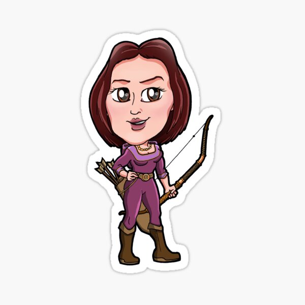 "Baldur's Gate - Imoen the Thief" Sticker by Zphal | Redbubble