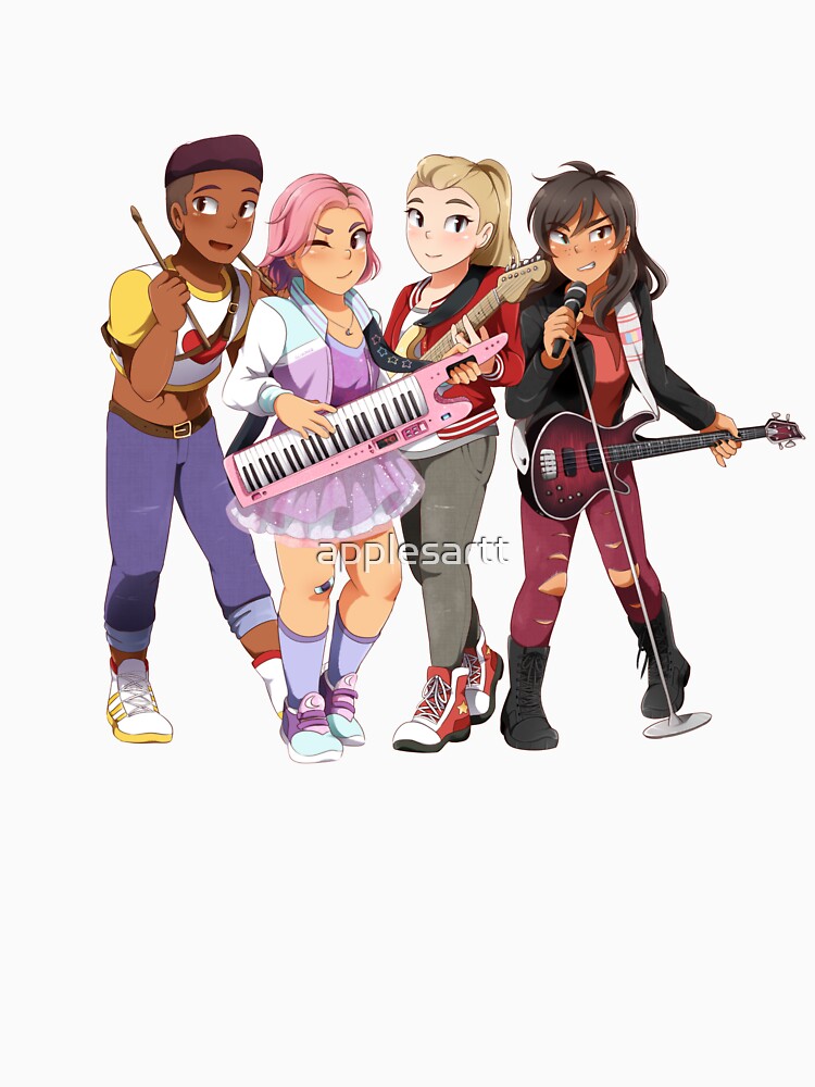 "SheRa Best Friend Squad Band AU - group " T-shirt for Sale by ...