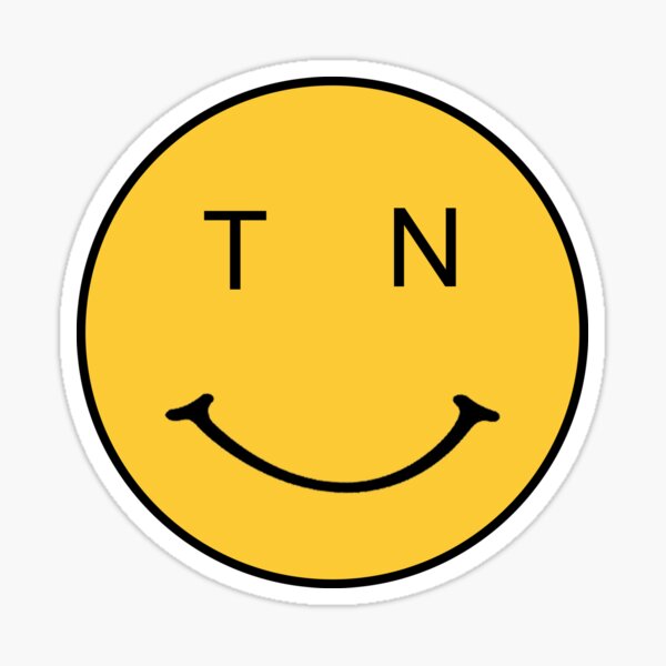 "TN SMILEY" Sticker for Sale by sarahsutton | Redbubble