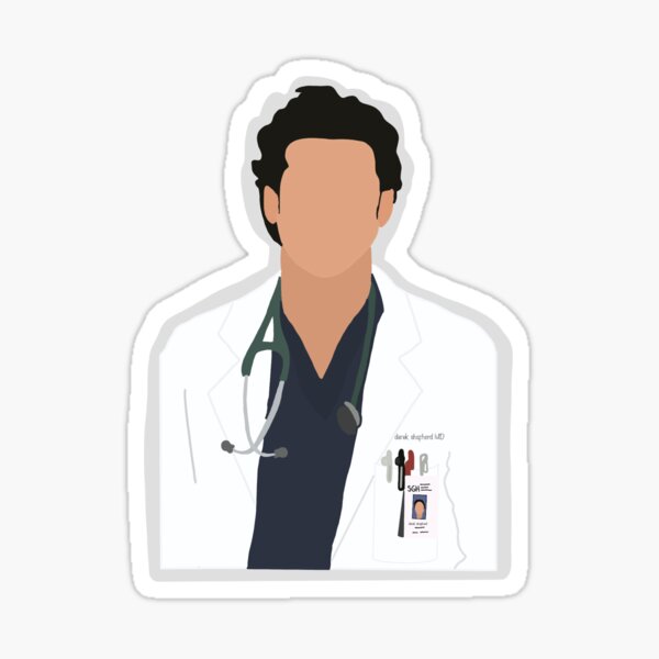 "derek shepherd " Sticker by rnrdesigns1 | Redbubble