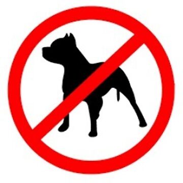 "Anti Pit Bull Logo" Sticker for Sale by gtalamar | Redbubble