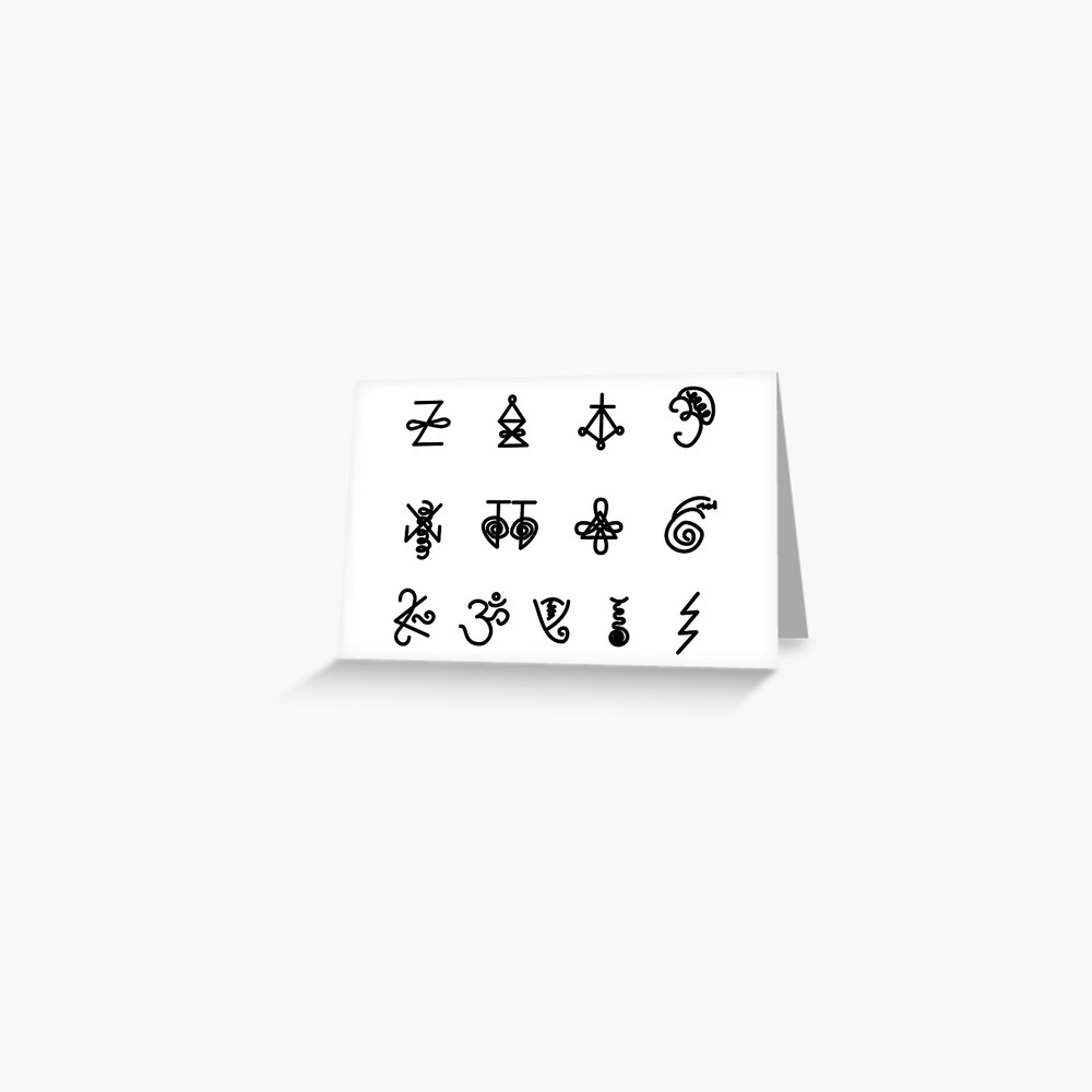 " Stickers REIKI KARUNA SYMBOLS" Poster by XavierCarrera1 | Redbubble