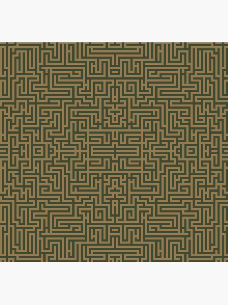"Labrynth Maze" Sticker for Sale by kartplus | Redbubble