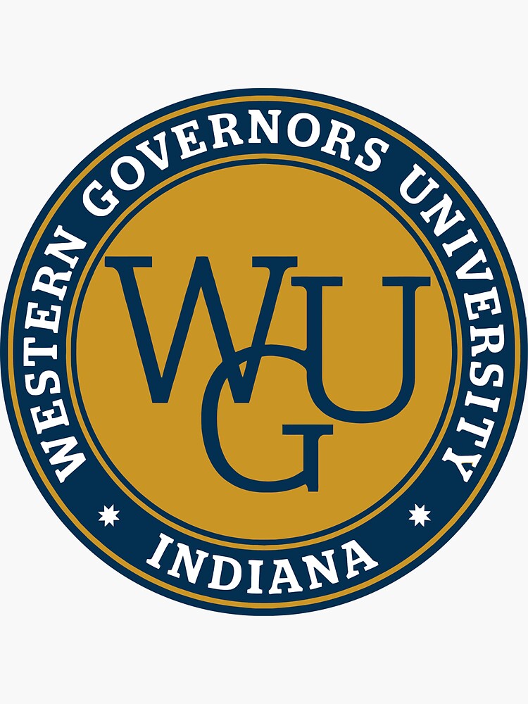 "WGU Indiana College " Sticker for Sale by Kairikaede | Redbubble