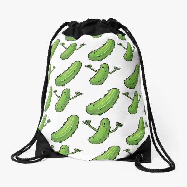"Dill Pickle Pattern Cartoon Pickles Food" Drawstring Bag for Sale by TheButtonCrew | Redbubble
