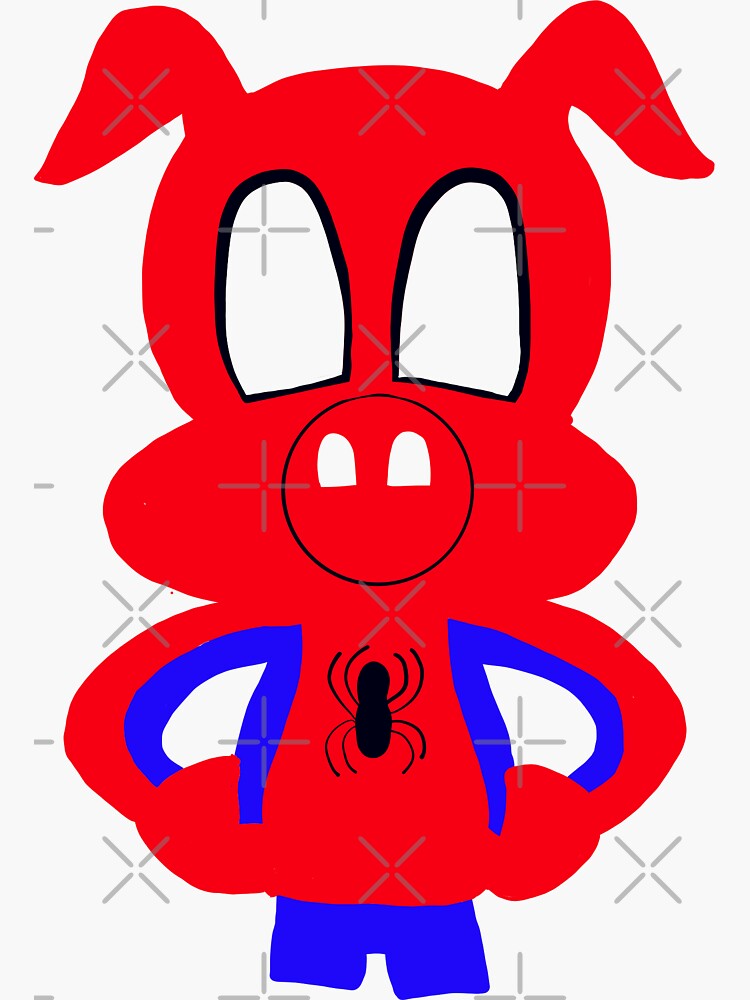 "Spider Ham" Sticker for Sale by Meganrr9 | Redbubble