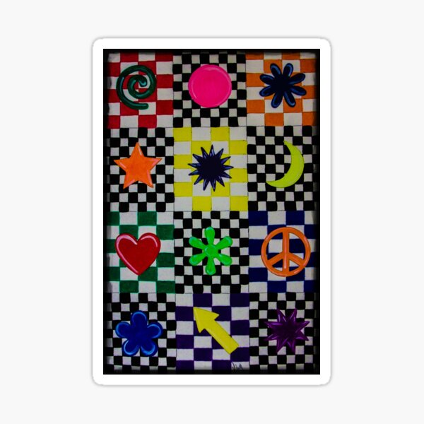 "Shapes" Sticker for Sale by dawnsiegler | Redbubble