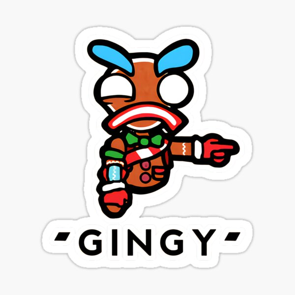 Lazarbeam Gingy Stickers | Redbubble
