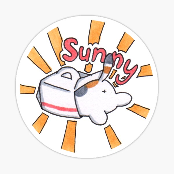 "Sunny!" Sticker by srw110 | Redbubble