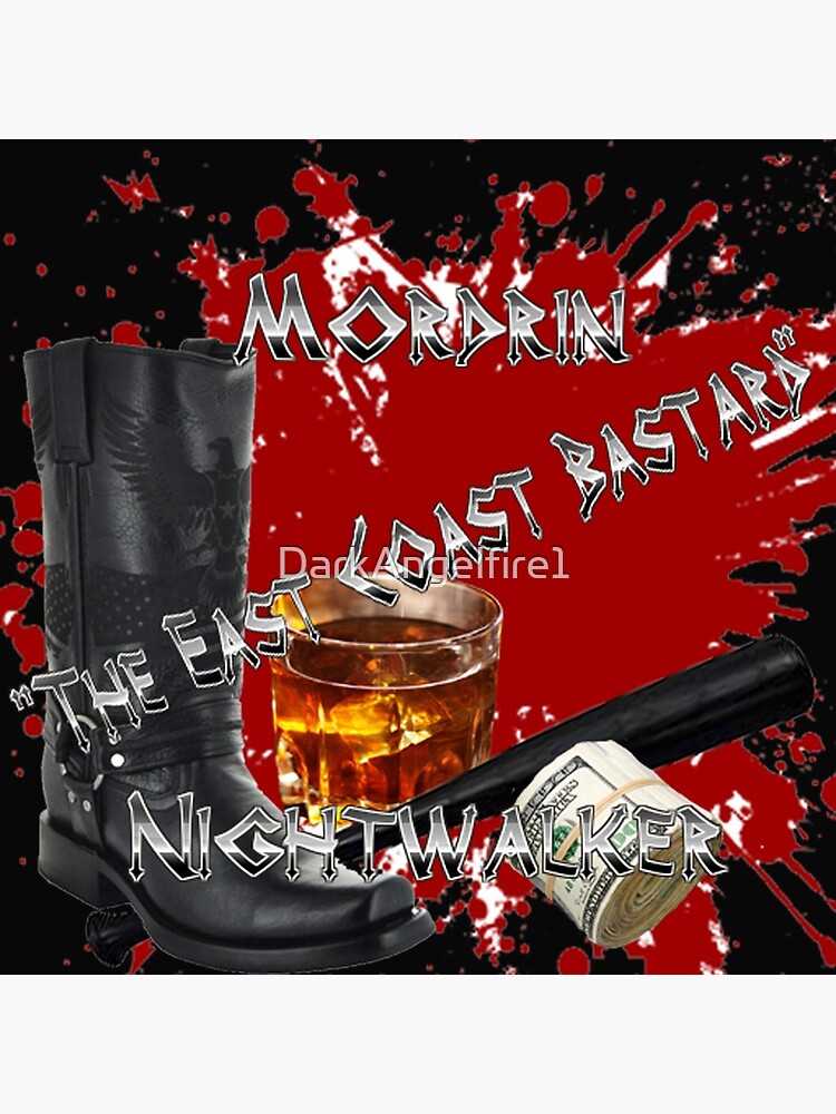 "Mordrin Nightwalker Logo" Poster by DarkAngelfire1 | Redbubble