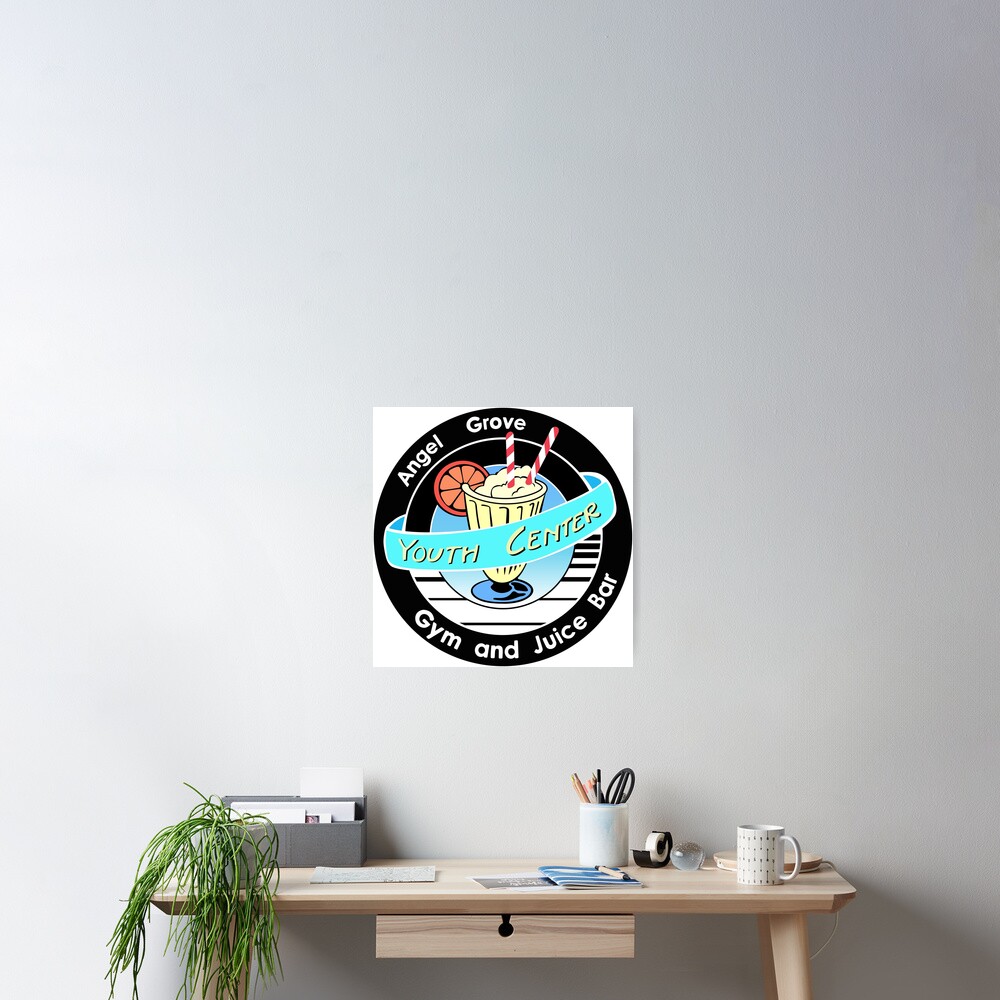 "Angel Grove Gym & Juice Bar" Poster by tehwallaby | Redbubble