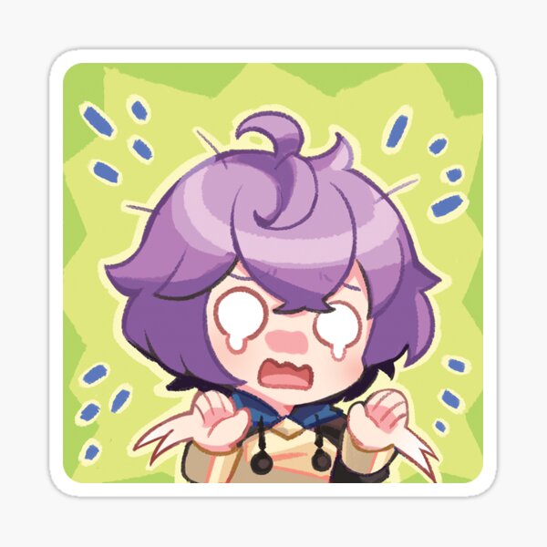 "BE - Bernadetta" Sticker for Sale by pecocoe | Redbubble