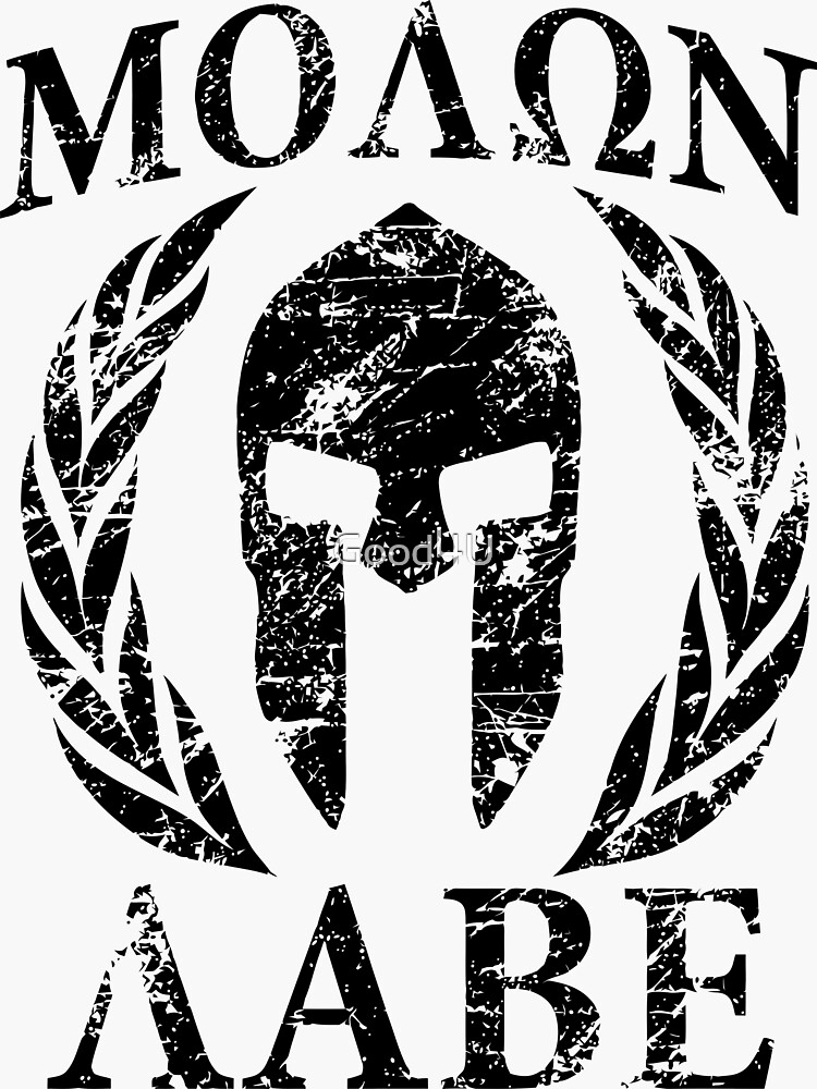 "molon labe 1" Sticker for Sale by Good4U | Redbubble