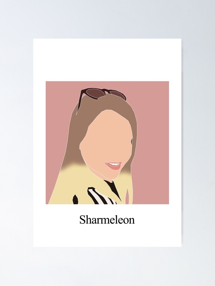 "Sharmeleon (Sharla in Japan) minimal" Poster by rainbowoutlines ...