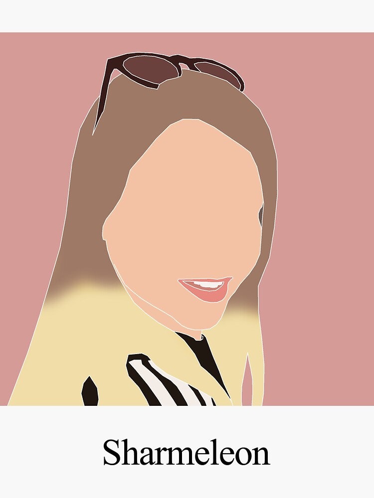 "Sharmeleon (Sharla in Japan) minimal" Sticker for Sale by ...