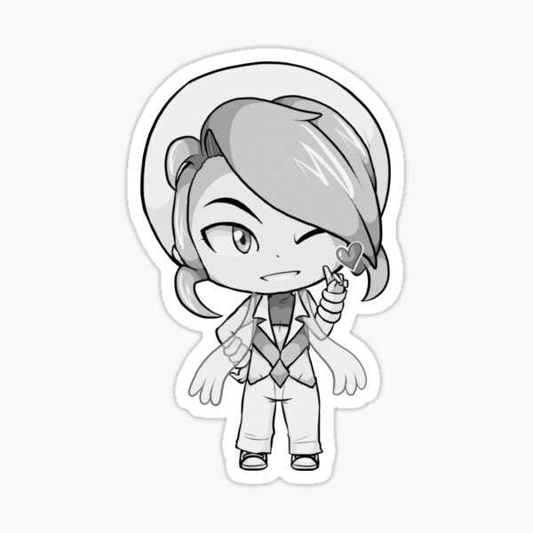 "Graphic Wallace" Sticker by InkyBlackKnight | Redbubble