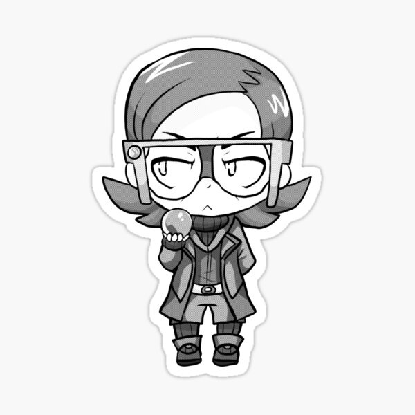 "Graphic Maxie" Sticker by InkyBlackKnight | Redbubble