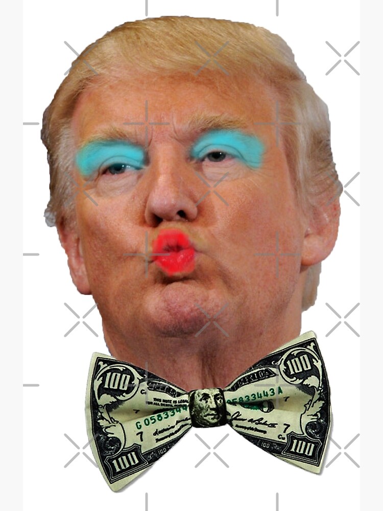 "Trump Kissy Face" Art Print by Thelittlelord | Redbubble