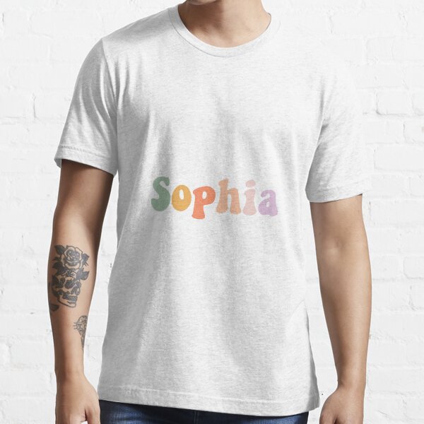 "Sophia Name Bubble Letters" T-shirt for Sale by victoriatu | Redbubble ...