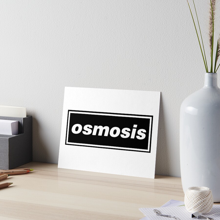 "Oasis Osmosis 90s Britpop Meme" Art Board Print by HeyFellowKids ...
