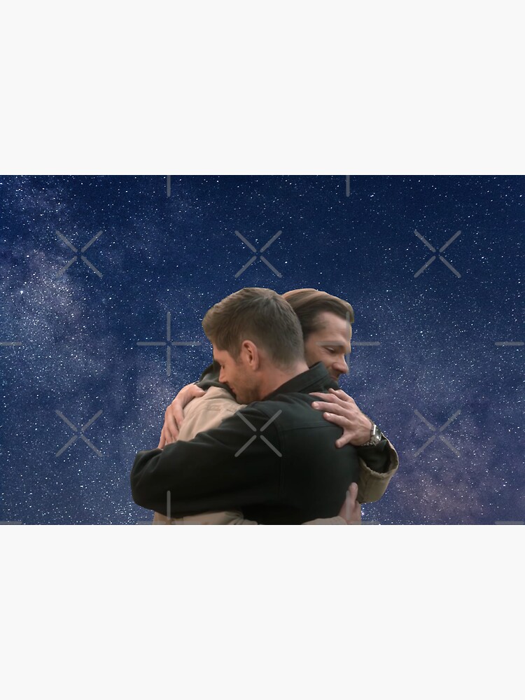 "sam and dean last hug scene in heaven with stars supernatural finale ...