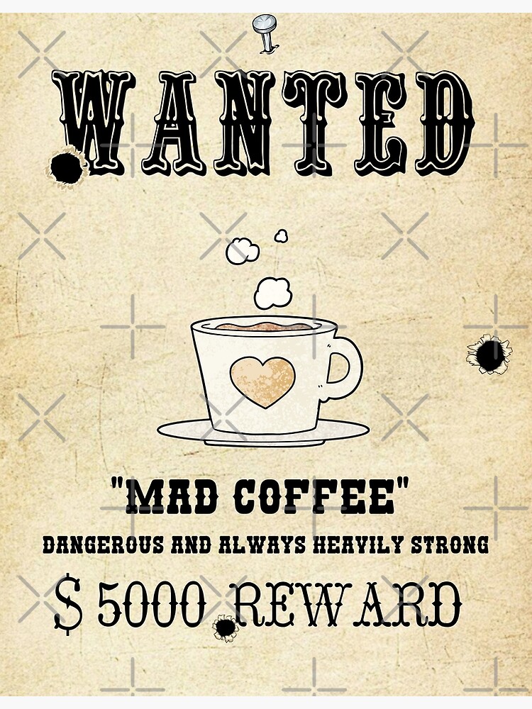 "Mad Coffee" Poster for Sale by albix81 | Redbubble