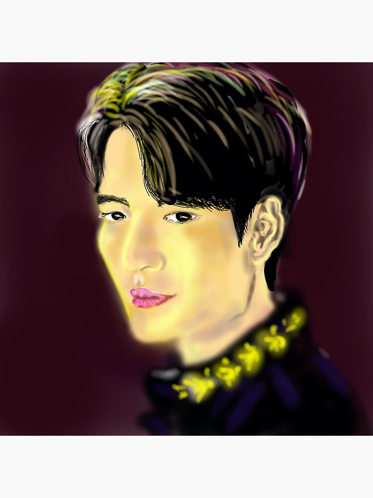 "Portrait of Lee Min Ho" Sticker by Goartinspire | Redbubble