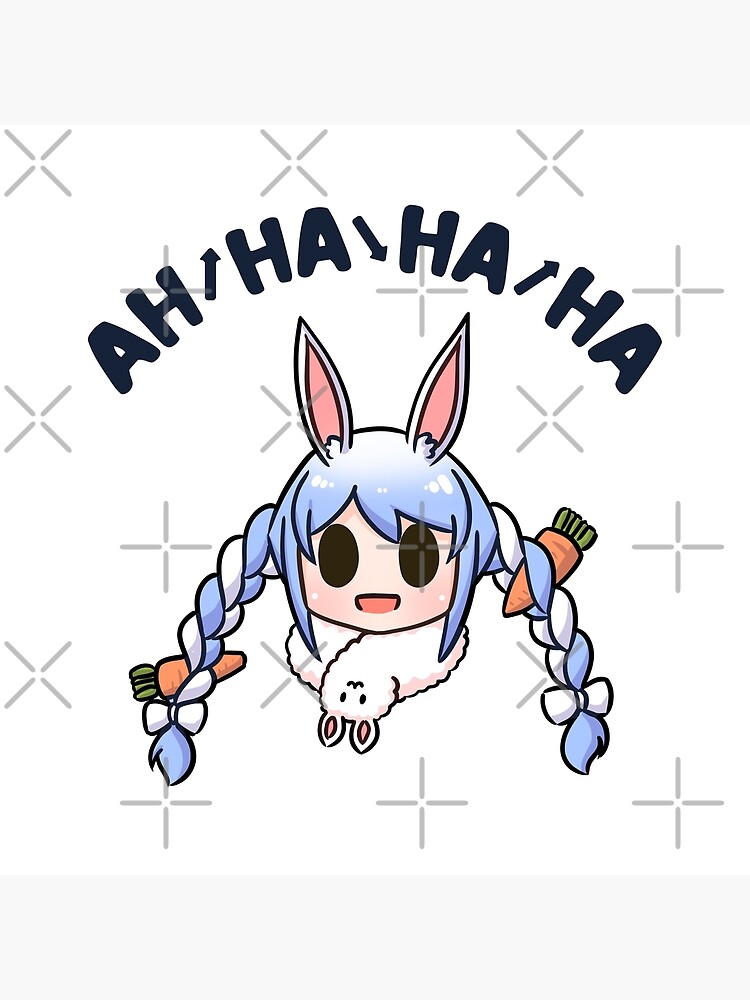 Lámina fotográfica «Usada pekora reír chibi cabeza» de Morcawork ...