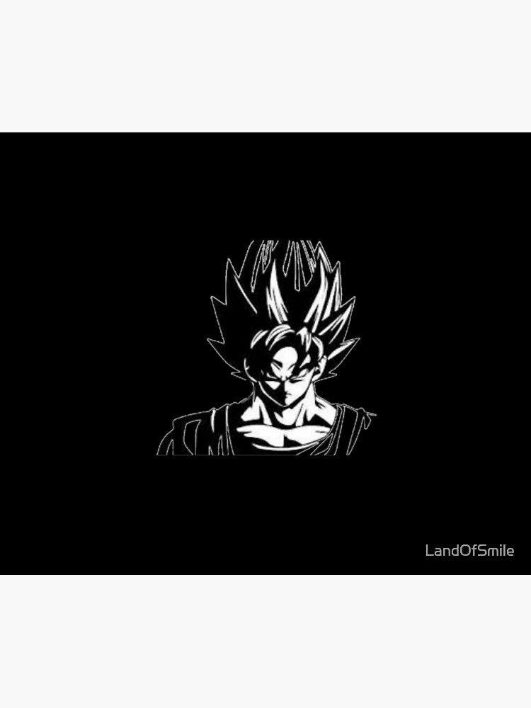 "Dragonball Z Goku Face" Art Print by LandOfSmile | Redbubble