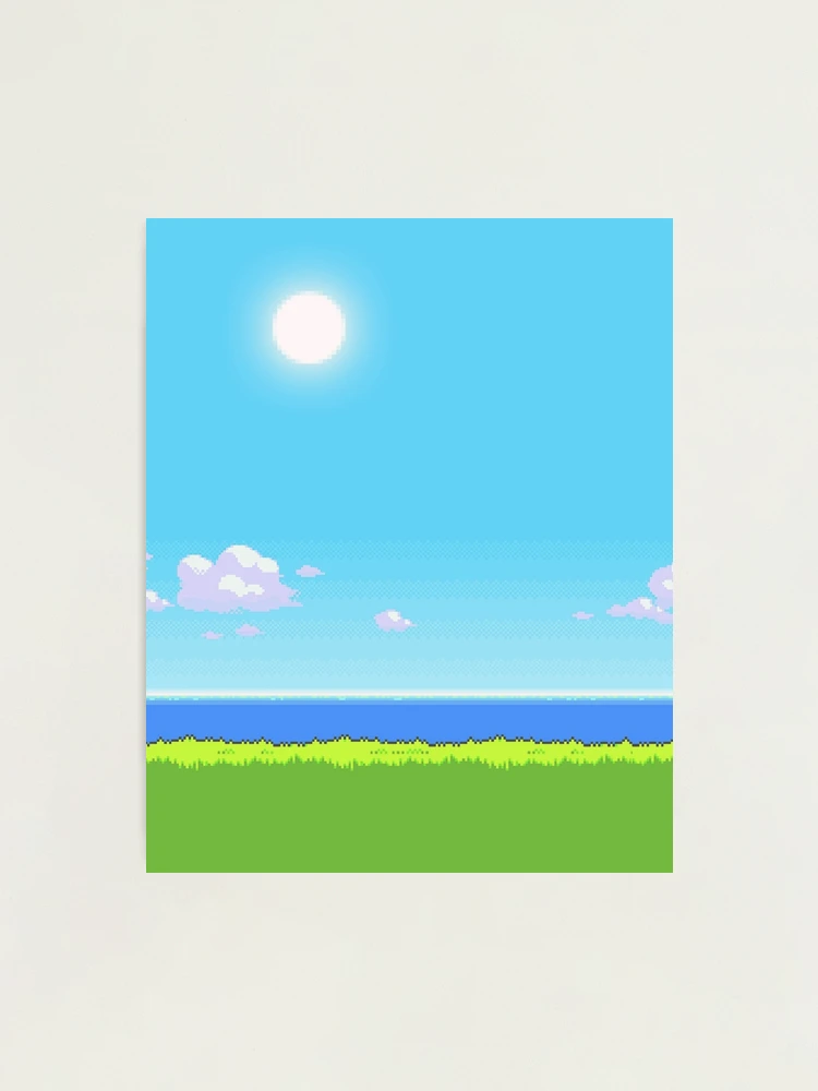 Landscape Pokemon Pixel Art Geodude | Boulder Thrower | Pixel Art